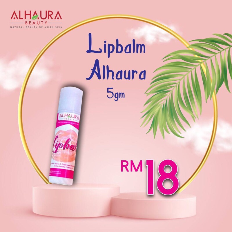 🔥READY STOCK🔥LIPBALM ALHAURA BEAUTY + FREE 🎁 | Shopee Malaysia