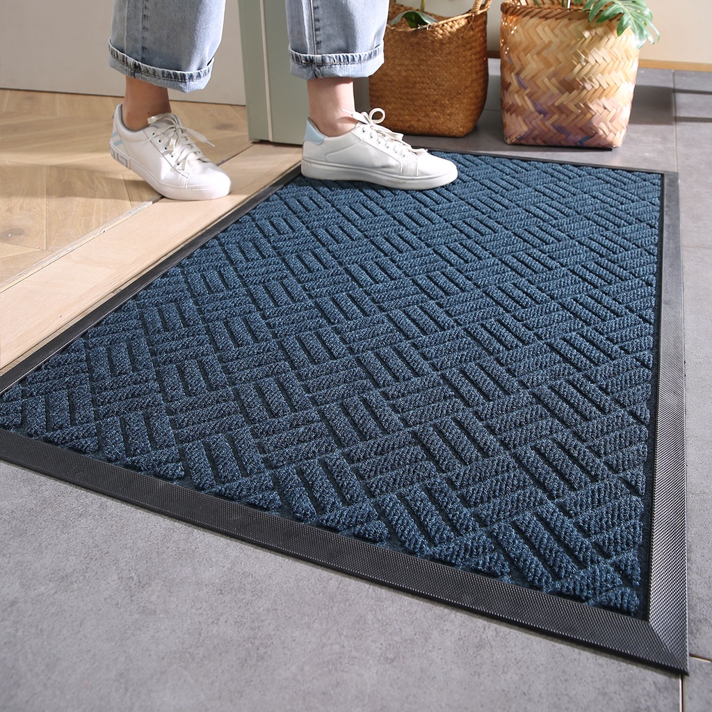 Door Mat Entrance Durable Natural Rubber Non Slip Floor Mat Entrance ...