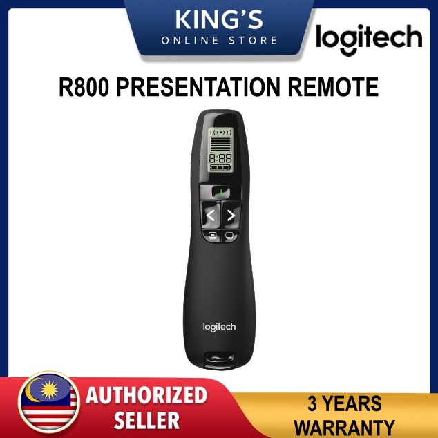 Logitech R800 Professional Laser Presenter Remote ( Green Laser , Timer ...