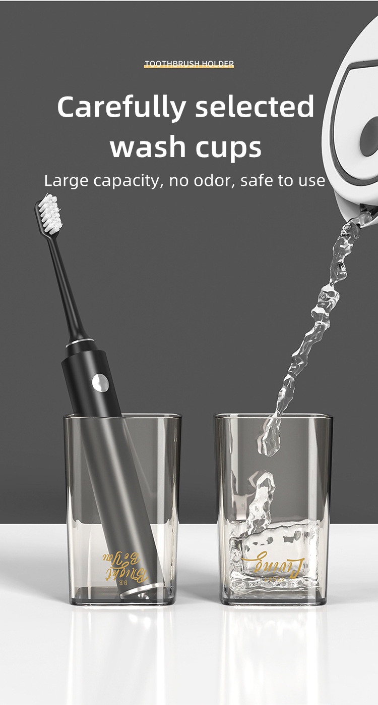 [FUN] Toothbrush Holder Black Nail-Free Bathroom Shelf 2 Cups/3 Cups/4 ...