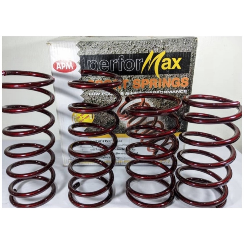 CS Apm Performax Sport Coil Spring Lowered for Proton Saga BLM FL ...