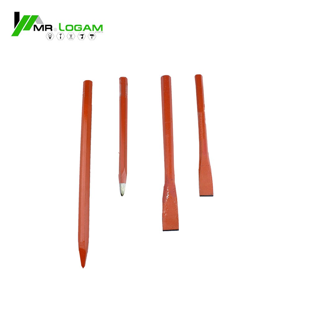 IRON BULL Pointed / Flat Steel Cold Chisel [8"/10"/12"] | Shopee Malaysia