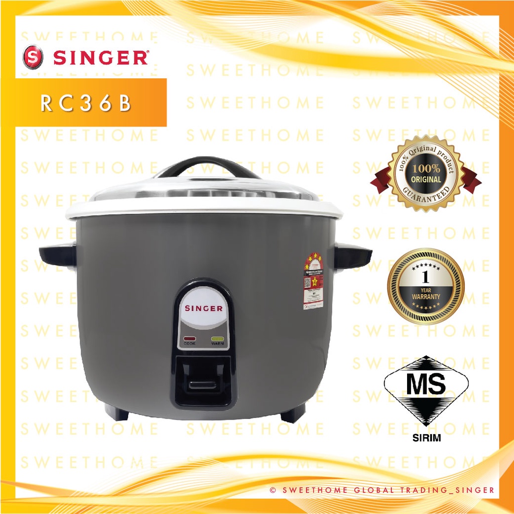 Singer RC36B 3.6L Rice Cooker | Shopee Malaysia