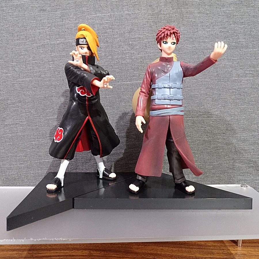 Naruto Shippuden Deidara Action Figure-Garra Statue Collectible set of ...