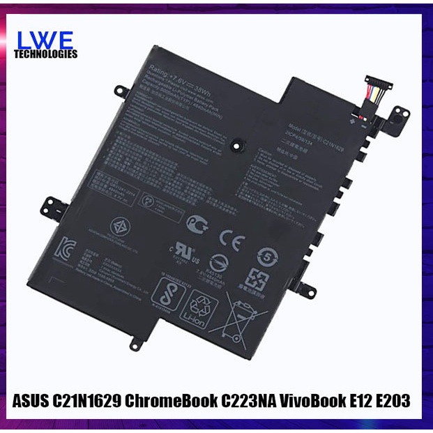 ASUS C21N1629 ChromeBook C223NA VivoBook E12 E203 E203N E203M E203NA ...