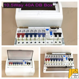 MAXGUARD 40A / 63A Full Set DB Box with MCB ELCB Main Switch MCB Box ...