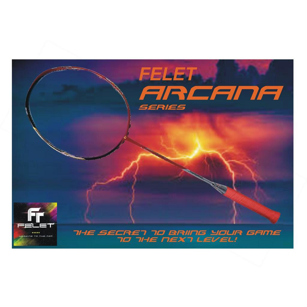 FELET ARCANA Series 80L/80S & 90 Badminton Racket – Original by FLEET ...