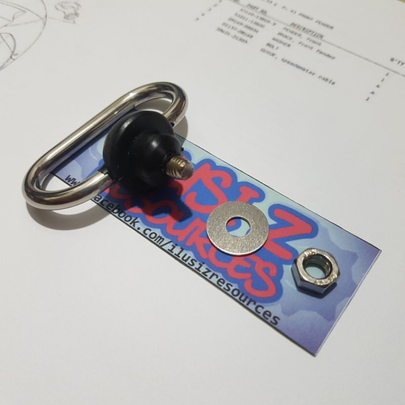 Suzuki RG RG110 RGS RGS110 RGV RGV120 Chrome Front Fender Speedo Meter Speedometer Cable Guide ...