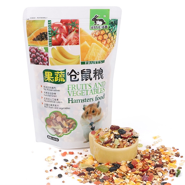 Hamster Food Natural Grain Rich Fruits and Vegetables 400g Nutrition ...