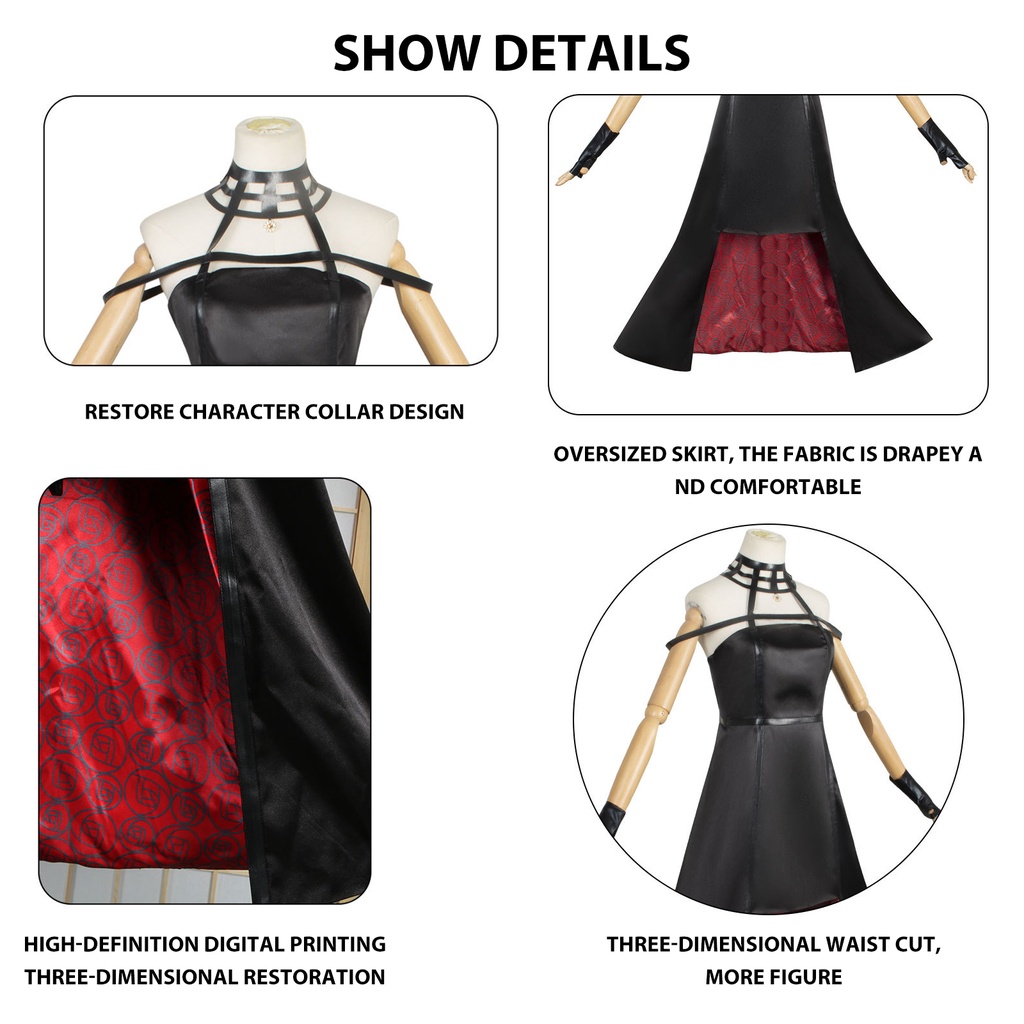 Yor Forger Cosplay Costumes, Spy Family Princess Bramble Black Uniform ...