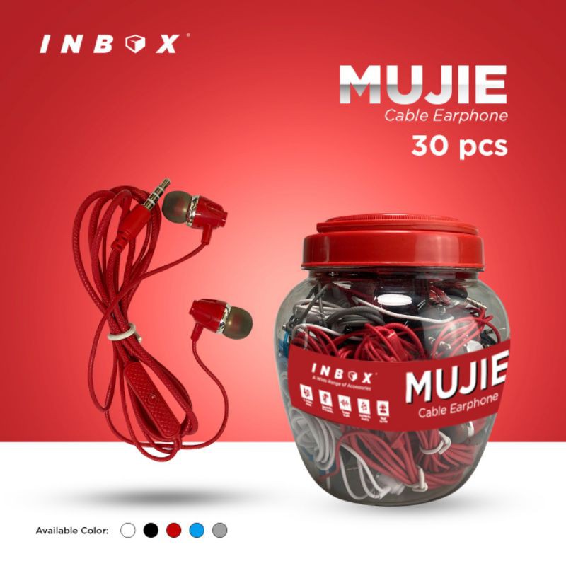 INBOX MUJIE HEADSET JAR (30 Pcs) | Shopee Malaysia