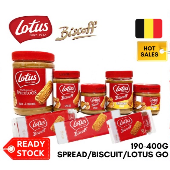 (Ready Stock!!) Lotus Biscoff Spread Jam (Smooth/Crunchy Cream) (380 ...
