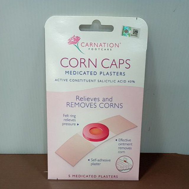 Carnation Footcare Corn Caps Medicated Plaster (5plasters) | Shopee ...