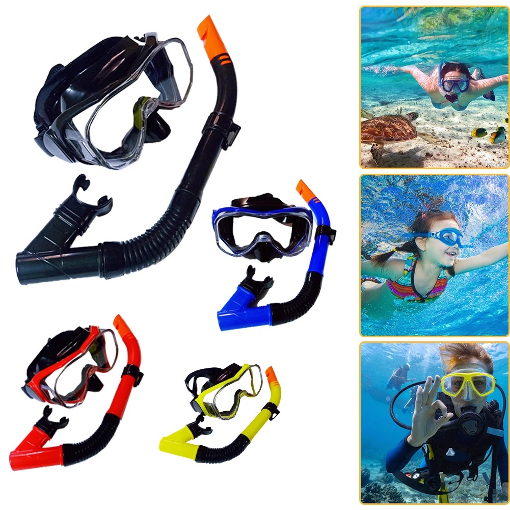 professional snorkel diving mask and snorkels goggles diving swimming ...