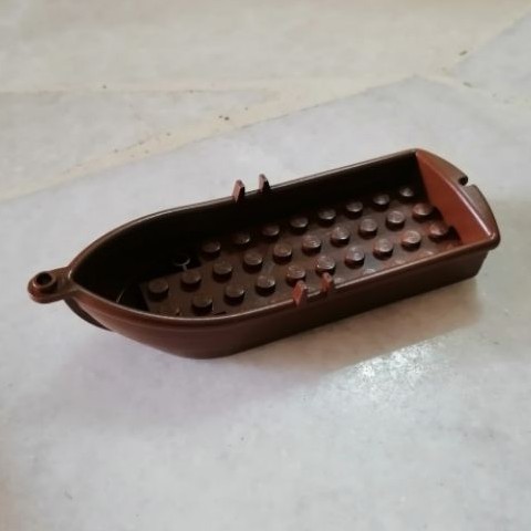 Lego Boat - Brown Boat | Shopee Malaysia