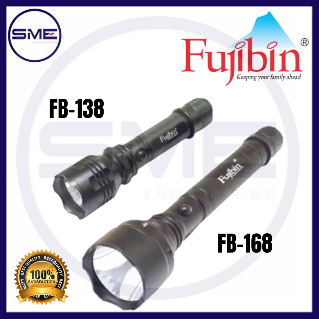 FUJIBIN MULTI-PURPOSE RECHARGEABLE LED ALUMINUM FLASHLIGHT FB-138 | FB ...