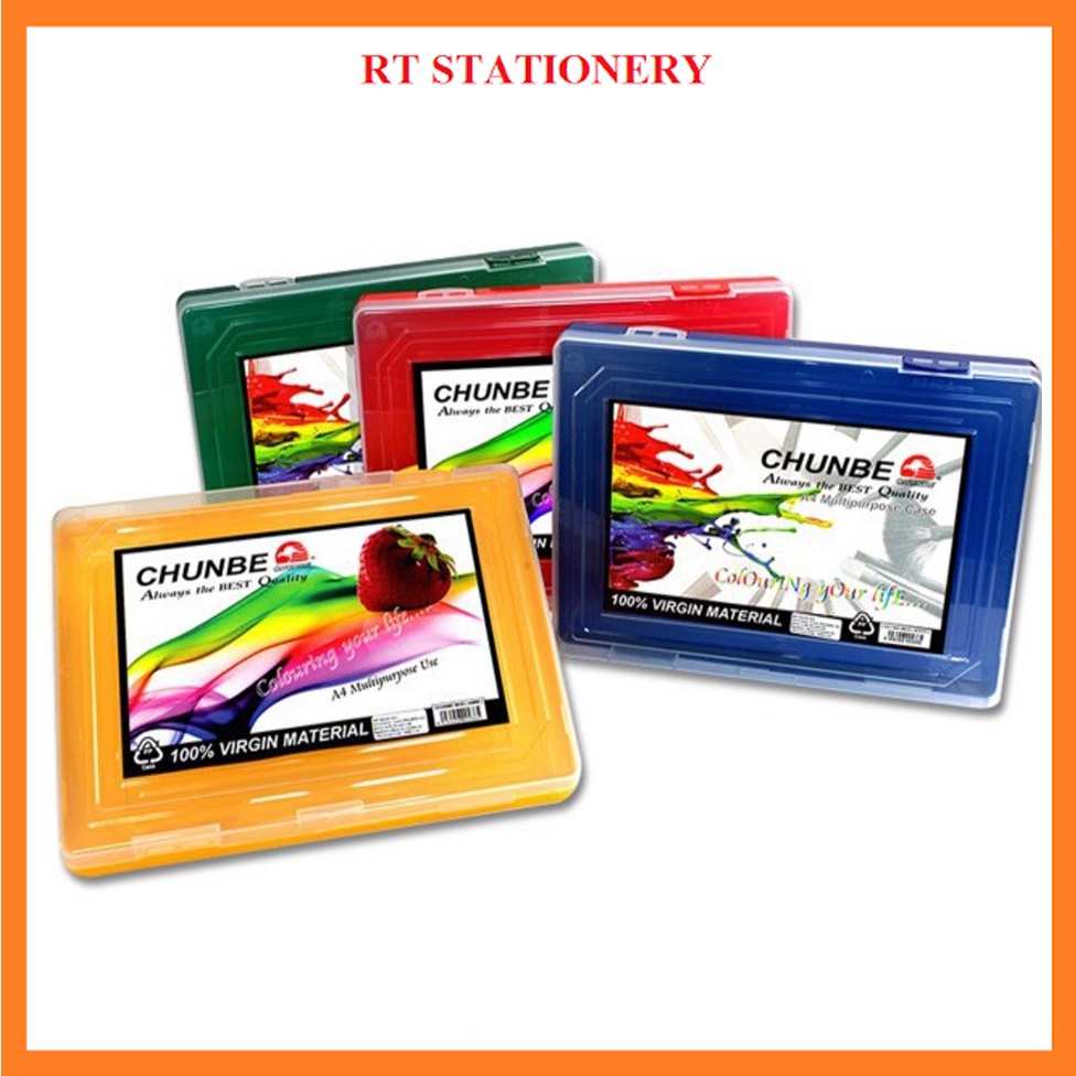 Chunbe 20mm A4 Plastic Document Case No Handle Multi Purpose Case ...