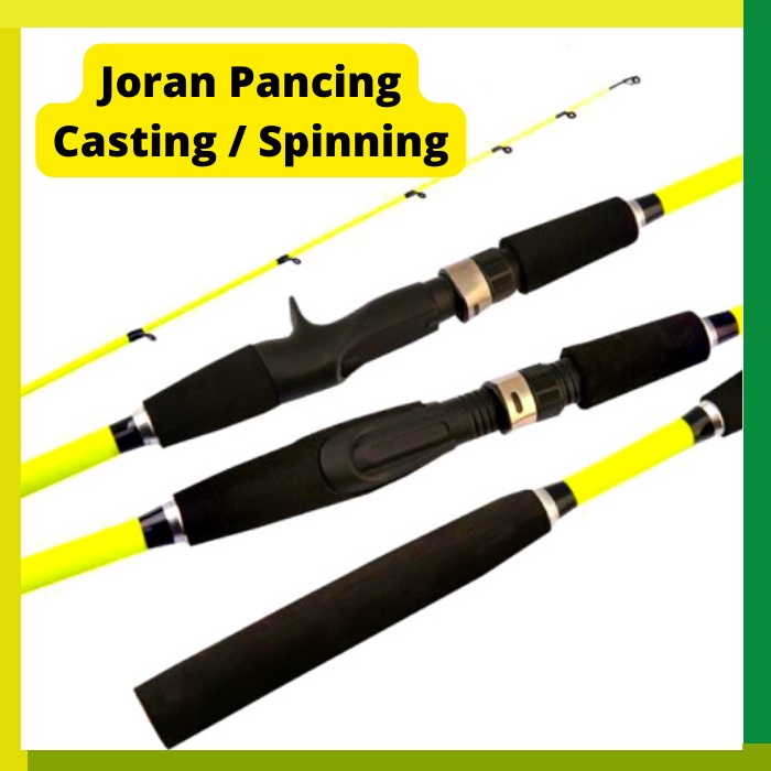 Rod Batang Jorang Joran Pancing Mancing Memancing Ikan Casting Spinning ...