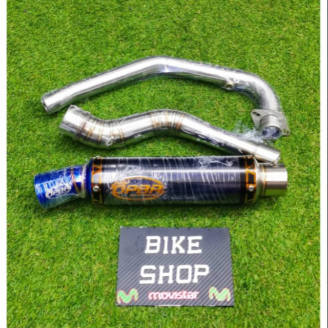 🔥 EXHAUST RACING /EXZOS RACING 🔥RS150 🔥BLACK / HITAM 🔥OPBR (P) | Shopee ...