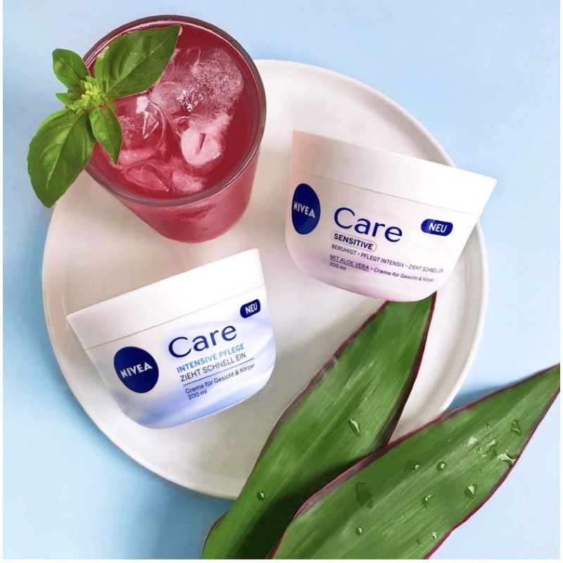 Nivea Care German blue and pink cream 200ml | Shopee Malaysia