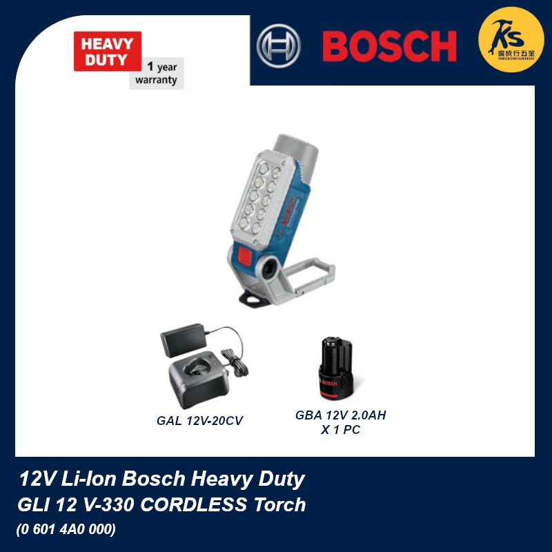 BOSCH 12V Cordless Torch GLI 12V-330 Professional ( 0 601 4A0 000 ...