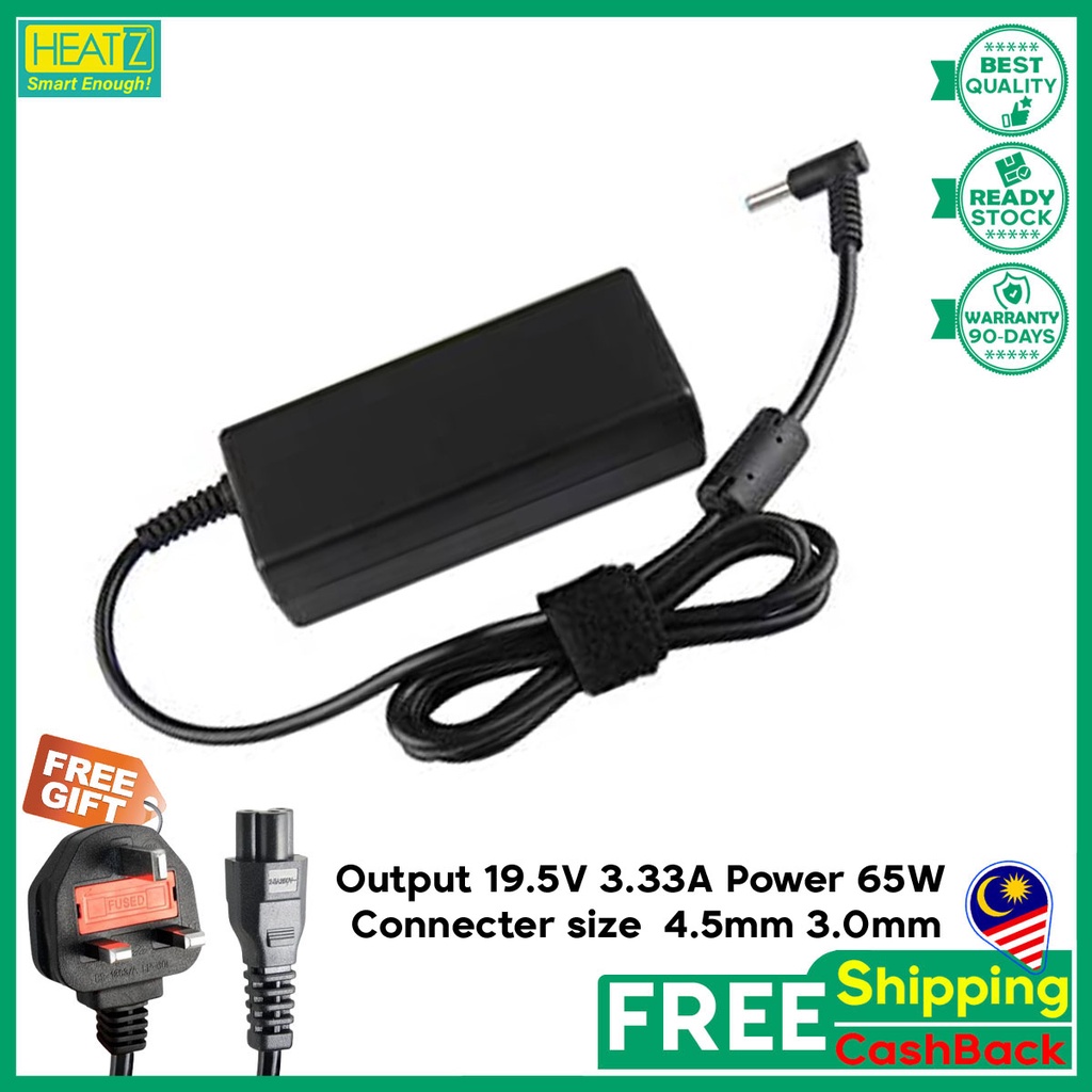 HP RTL8723 RTL8723BE RTL8723BL Laptop Ac Adapter Charger 19.5V 3.33A 4 ...