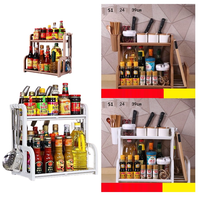 Takota 2 Layer Rack Double Storey Kitchen Shelves Storage | Shopee Malaysia