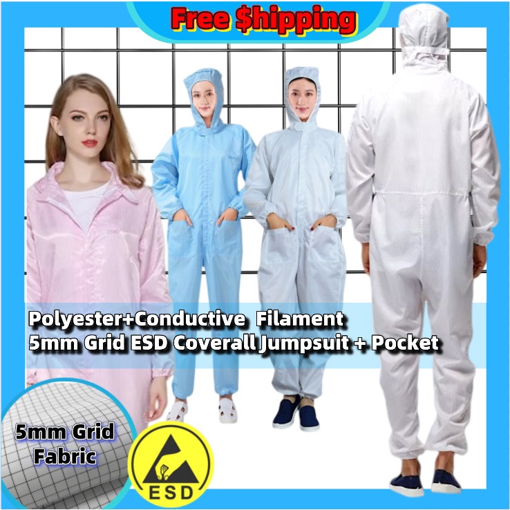 CUE1005 (Direct Factory) 5mm Grid Antistatic Cleanroom Hooded ...