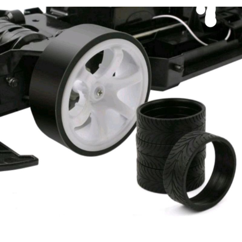 RC CAR TAYAR GETAH SCALE1:10(1 set 4pcs) | Shopee Malaysia