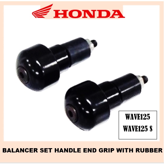 HONDA WAVE125 BALANCER SET BATU HANDLE END GRIP WITH RUBBER GETAH ...
