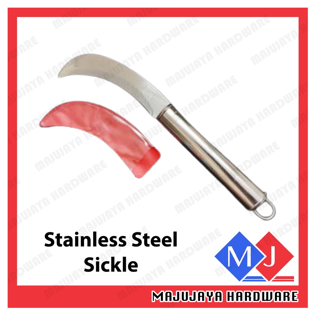 Stainless Steel Sickle Cutting Banana Knife Curved Fruit Kitchen Knife ...