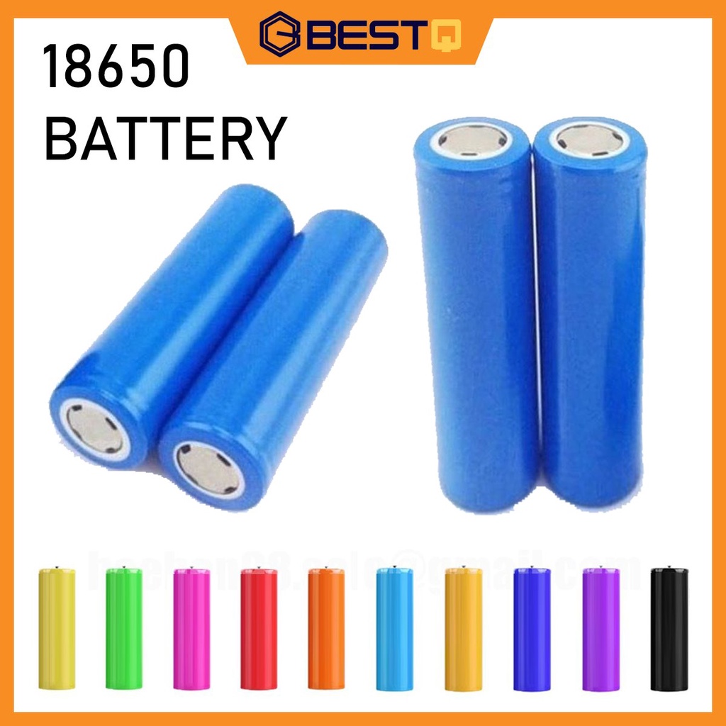 Rechargeable Li-Ion 18650 3.7V Flat Top Lithium 1500mAh Battery Flat ...
