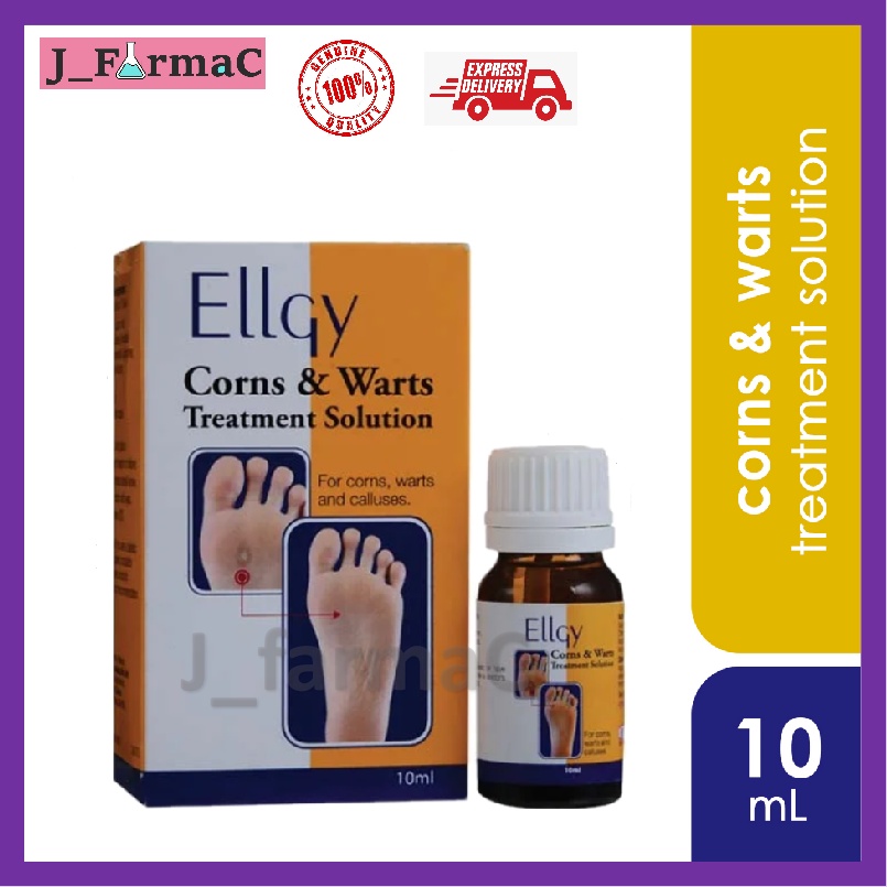 Ellgy Corn & Warts Treatment Solution 10ml | Shopee Malaysia
