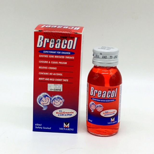 Breacol ubat batuk for children 60ml | Shopee Malaysia