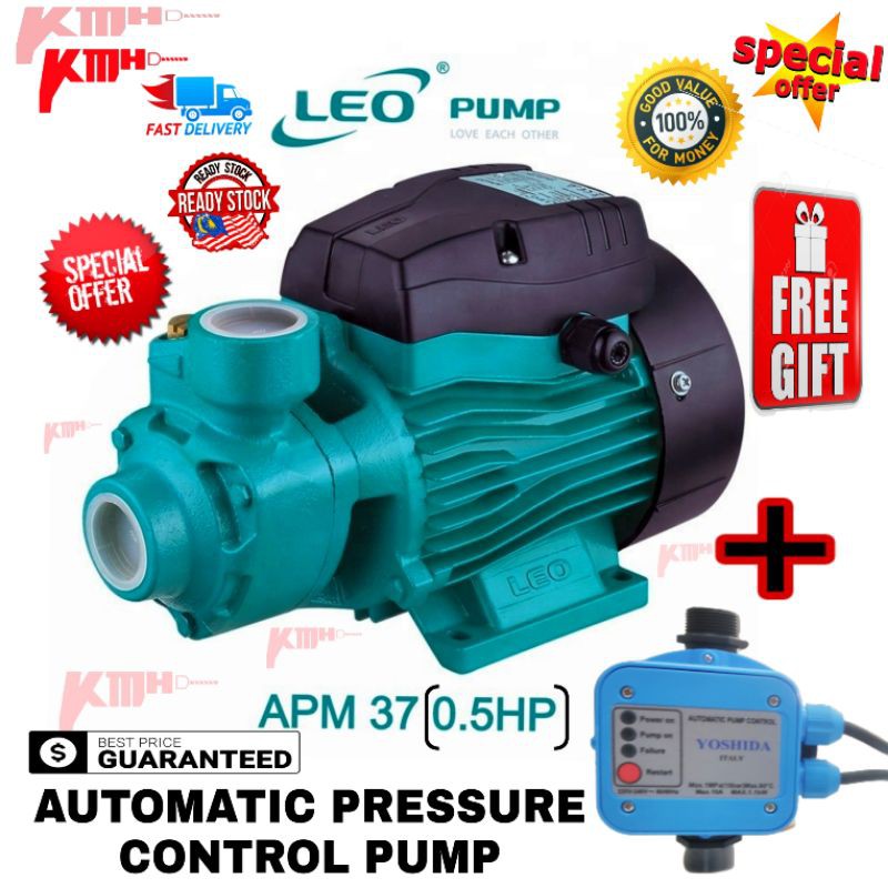 100% ORIGINAL] LEO MANUAL WATER PUMP PAM AIR - APM37 (0.5HP) | Shopee Malaysia
