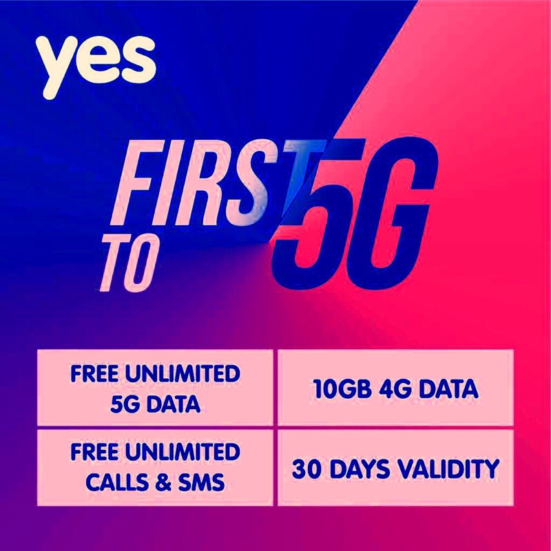 PREPAID YES SIM 4G-5G NO FUP ( kekal no. lama, VIP no.) + UNLIMITED ...