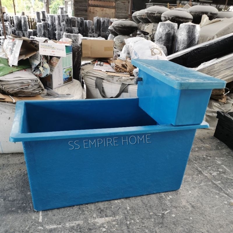 NEX 4 x2x2 Filter Fiberglass Fish Tank Fiberglass Water Pond Aquarium ...