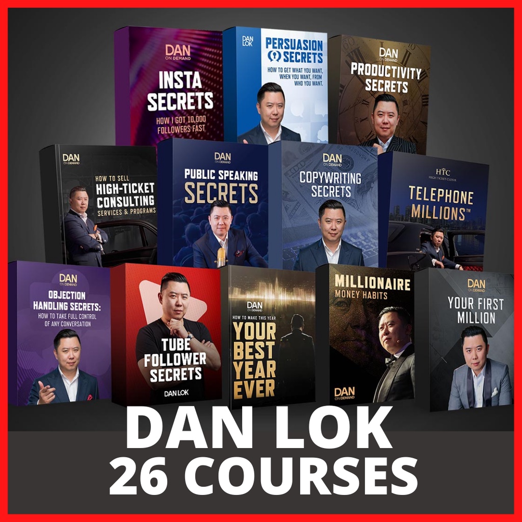🔰 DAN LOK[Bundle Course] FULL Video Course, Business |Marketing ...