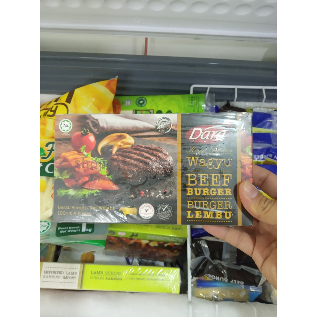 Dara Wagyu Royal Selection Beef Burger/Dara Perdana 100 Lamb Burger ...