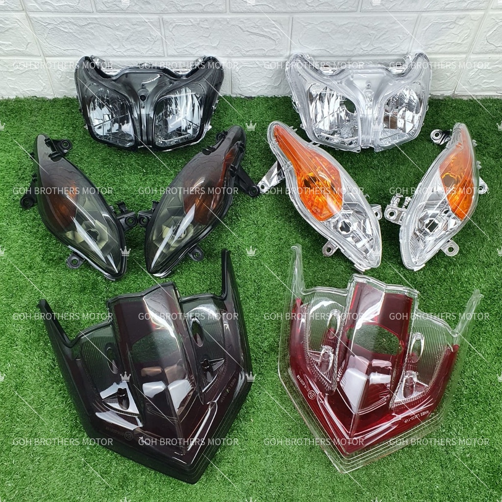 SRL115 Fi / LAGENDA 115Fi HEAD LAMP & SIGNAL & TAIL LAMP COVER [ TINTED ...