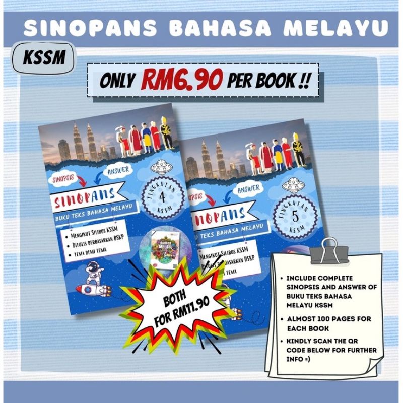 [SPM BM] Sinopsis & Jawapan Buku Teks Bahasa Melayu KSSM (PDF) | Lisan | Shopee Malaysia