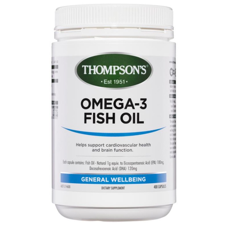 Thompson's Omega 3 Fish Oil 400 Capsules | Shopee Malaysia