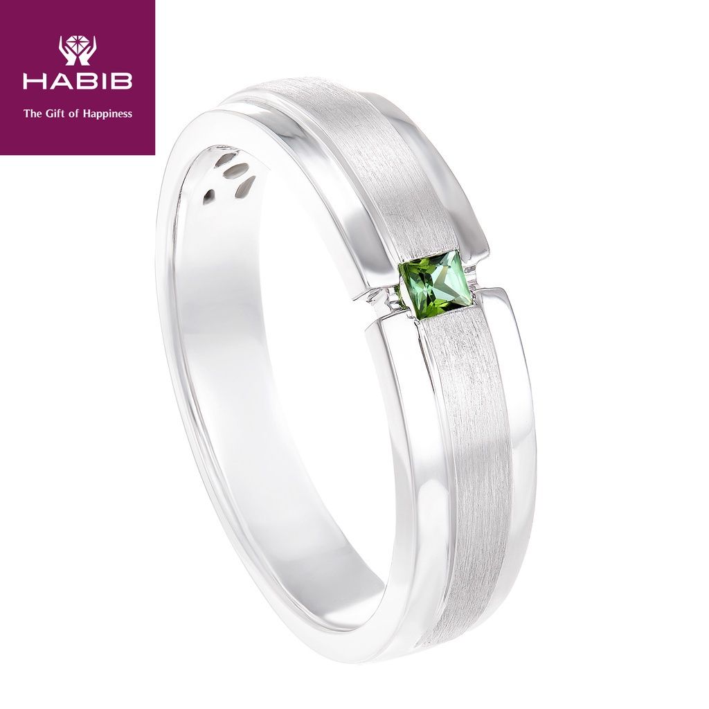 HABIB Giovanni Silver Palladium Diamond Men's Ring | Shopee Malaysia