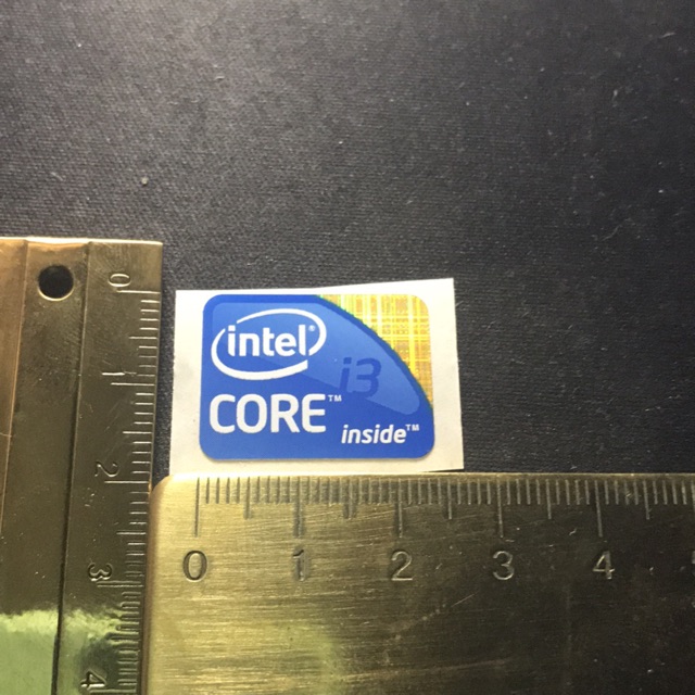 Original intel Core i3 gen1 logo sticker | Shopee Malaysia