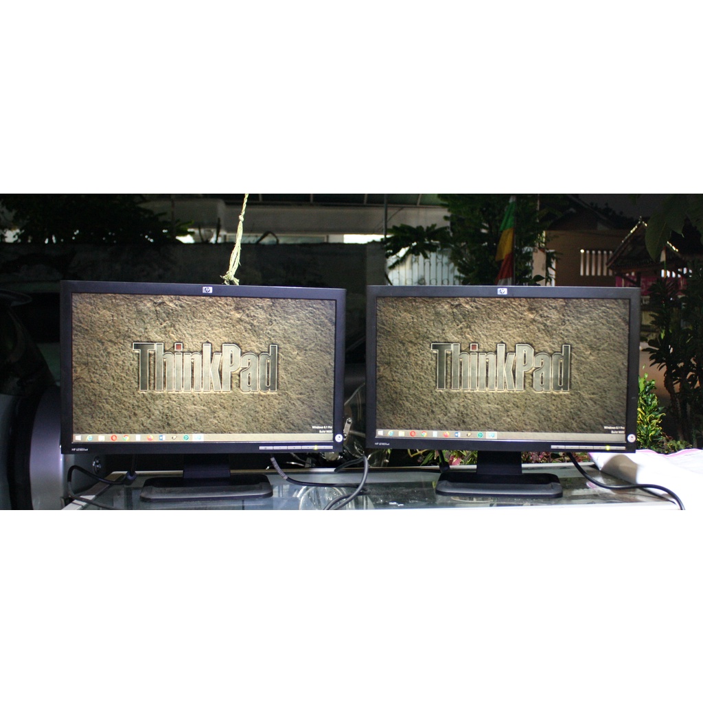 LAYAR Lcd HP 19 18.5 INCH WIDE SCREEN TFT MONITOR NICE CEAN AND SMOOTH ...