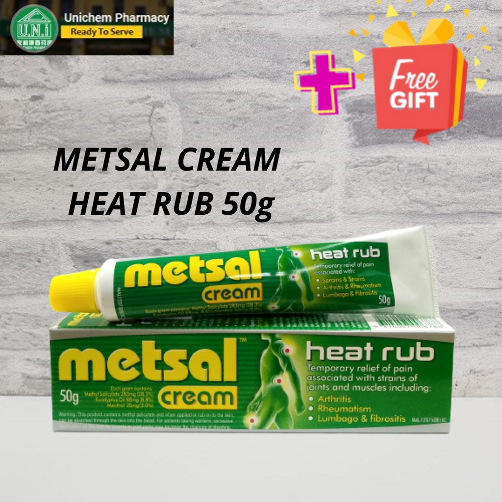 METSAL CREAM HEAT RUB 50g [EXP : 03/2026] | Shopee Malaysia