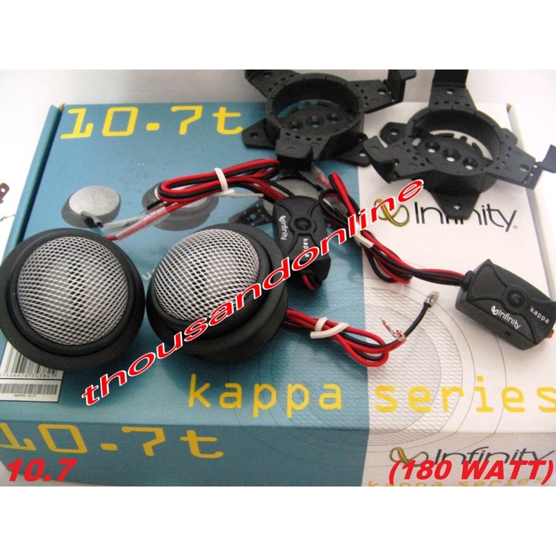 INFINITY KAPPA SERIES 10.7t (180 WATT) CAR AUDIO DOME TWEETER | Shopee ...