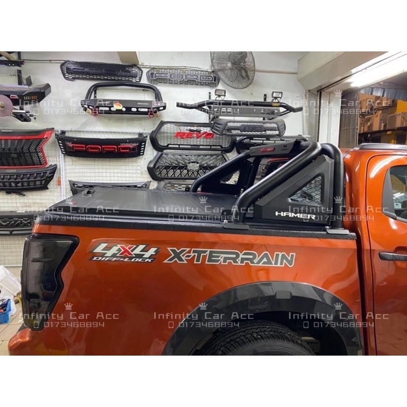 Isuzu D-Max Dmax 2021 X-Terrain HAMER HR1701 Knight Series Sport Bar ...
