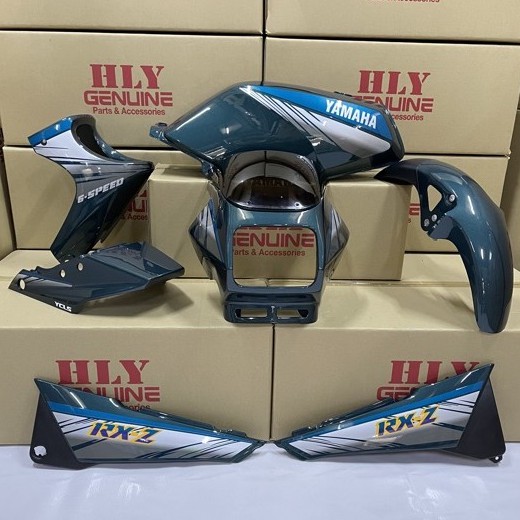 RXZ HLY BODY COVER SET COVERSET Y564 HIJAU SISIK WITH BUBBLE WRAP ...
