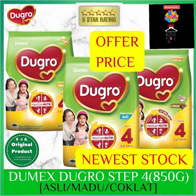 Dugro Step 4 850g (Asli/ Madu/ Coklat) | Shopee Malaysia